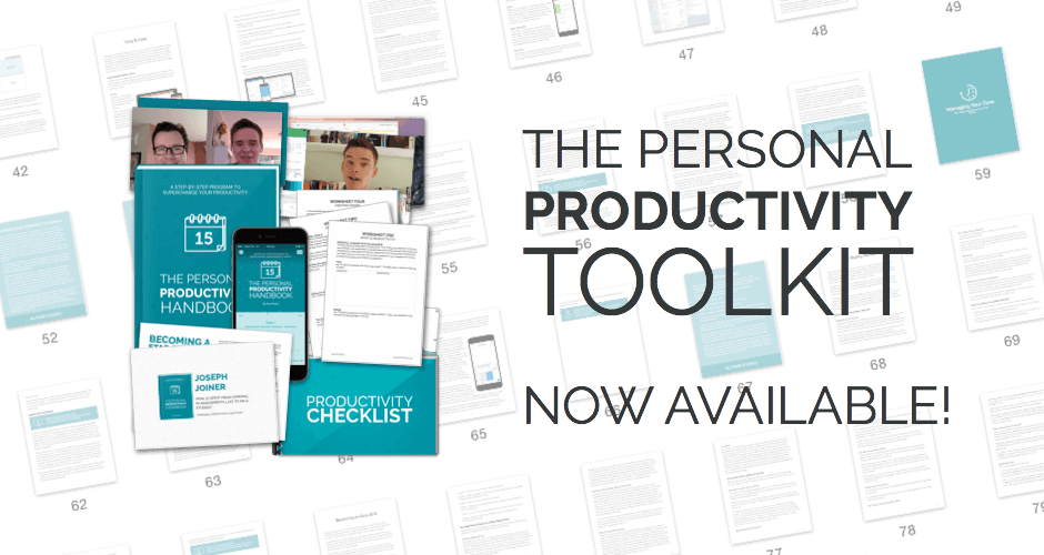 The Personal Productivity Toolkit - NOW AVAILABLE!