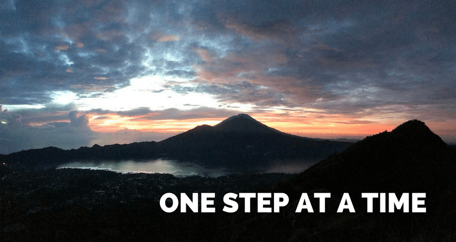 One step at a time - Paul Minors