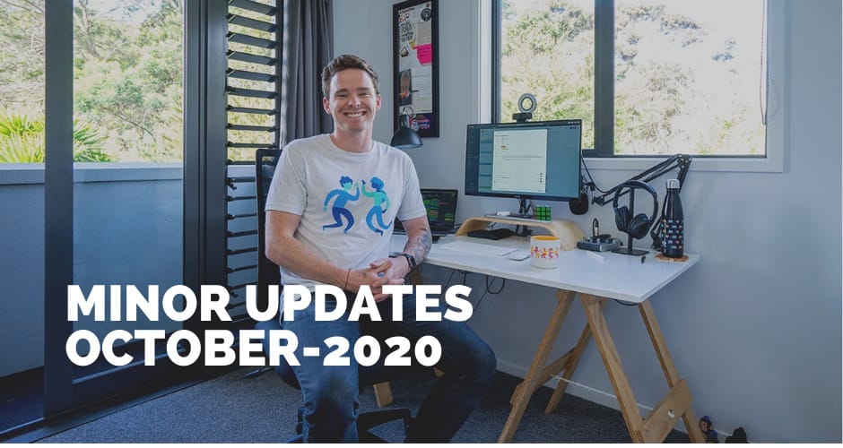 Minor Updates: October-2020 [PMP#189] - Paul Minors